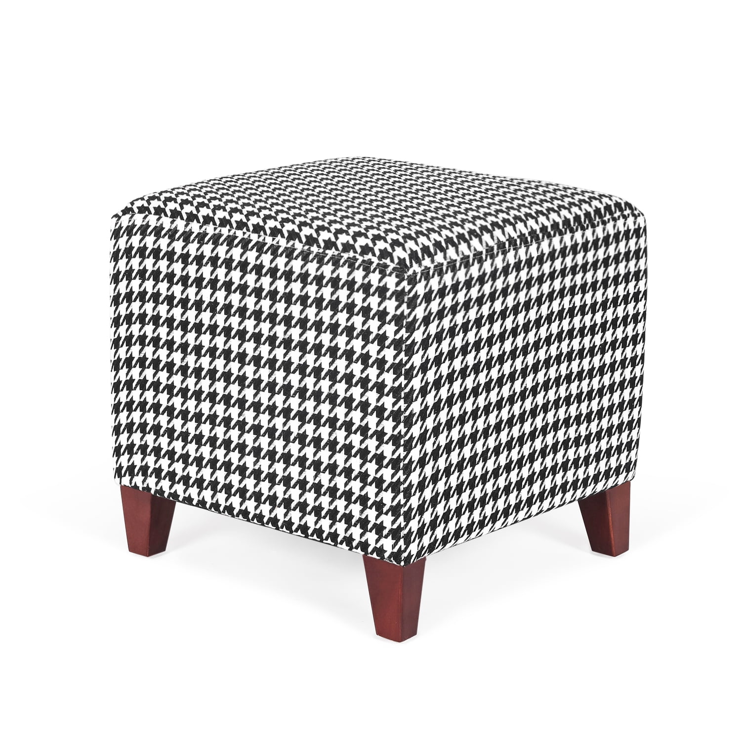 Homebeez Fabric Ottoman Square Footstool Padded Footrest Seat Sofa ...