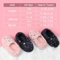 HOMEHOT Cute Fun Girls Boys Memory Foam Slippers, Non-slip Indoor ...