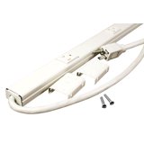 Wiremold PM36C 40" Ivory Plugmold On Wall 6 Outlet Power Strip ...