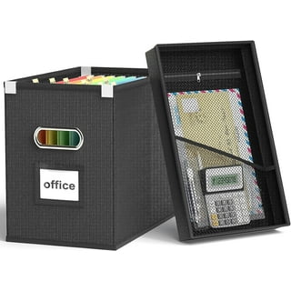 Office Depot Large Mobile File Box, Letter Size, 11 5/8in.H x 13 3/6in ...
