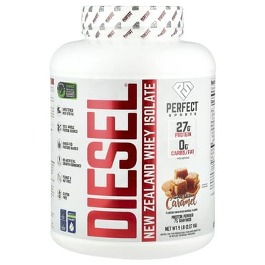 PERFECT SPORTS Diesel Whey Isolate Protein - Muscle Recovery Drink Mix ...
