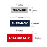 Basic Pharmacy Sign (Lt Gray) - Small - Walmart.com