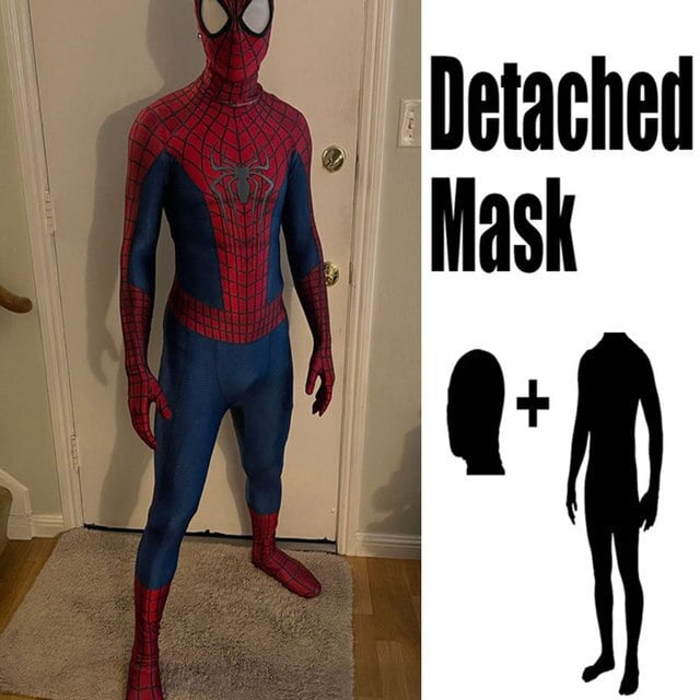 Traje de Spiderman TASM 2 para adultos y niños, disfraz de superhéroe ...