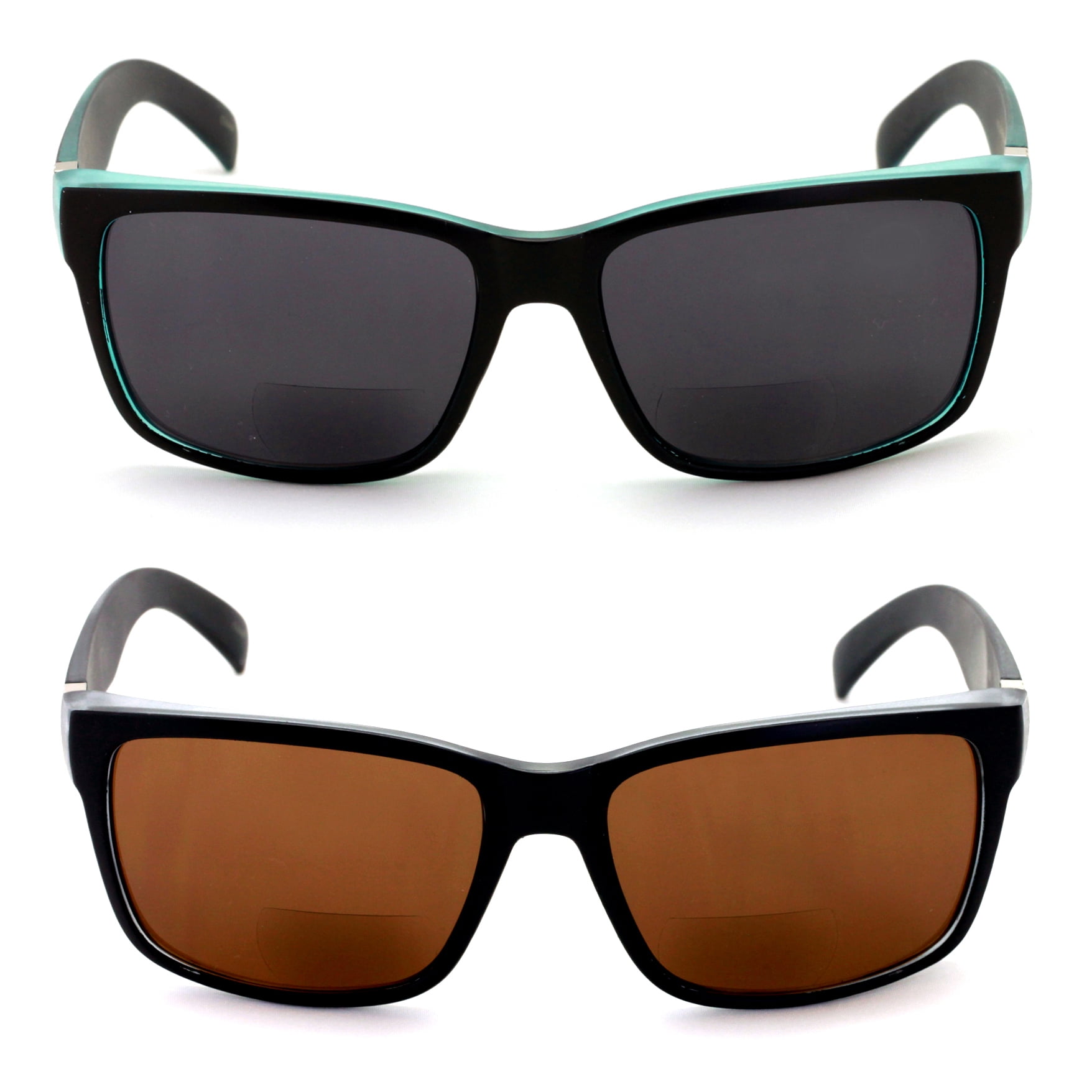 2 Pairs Men Bifocal Large Wide Fitment 150mm Reading Sunglasses 2 Pairs Men Bifocal Large Wide Fitment 150mm Reading Sunglasses