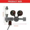 Aquariums CO2 Regulator With 2 Stage Pressure Reduction And Automatic Solenoid Valves Control ...