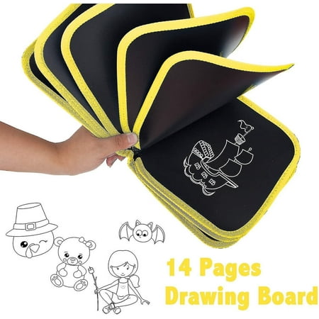 Kids Erasable Doodle Book Set Toddlers Activity Toys Reusable, Bear ...