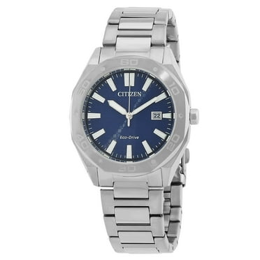 Citizen Eco Drive Black Dial Black Leather Men's Watch AU1040-08E ...