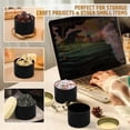 Candle Jars 10oz, 12-Pack Premium Matte Black Candle Tins with Metal ...