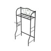 Costway 3-Tier Over-The-Toilet Bathroom Shelf Metal Frame Space Saver ...
