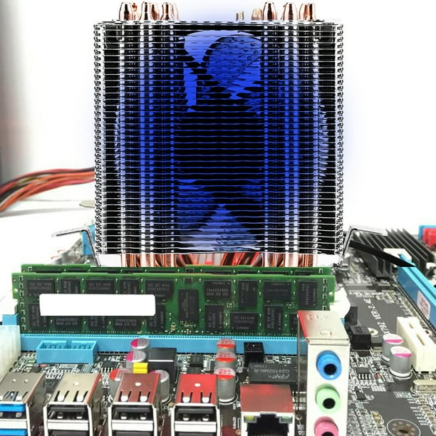 ASHATA Temperature Control 6 Heatpipe CPU Cooler Quiet 800-2200 ...