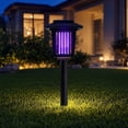 Solar Bug Zapper Outdoor Mosquito Killer Light Waterproof Garden Patio ...