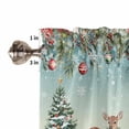 Christmas Tree Gnomes Kitchen Curtains Valances and Tiers Set of 3 ...