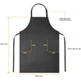 Adjustable Waterproof Heavy Duty Rubber Vinyl Apron for Men and Women ...