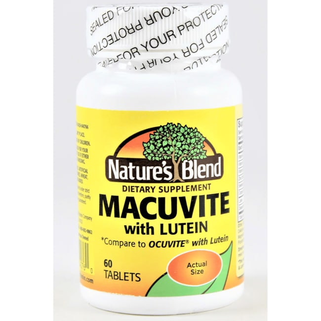 Nature's Blend Macuvite with Lutein 60 Tabs - Walmart.com