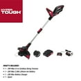 Hyper Tough 20V Max Cordless 12-inch String Trimmer, HT21-401-003-02 ...