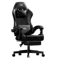 Emerge Vortex Bonded Leather Gaming Chair, Black & Red, Adjustable Arms ...