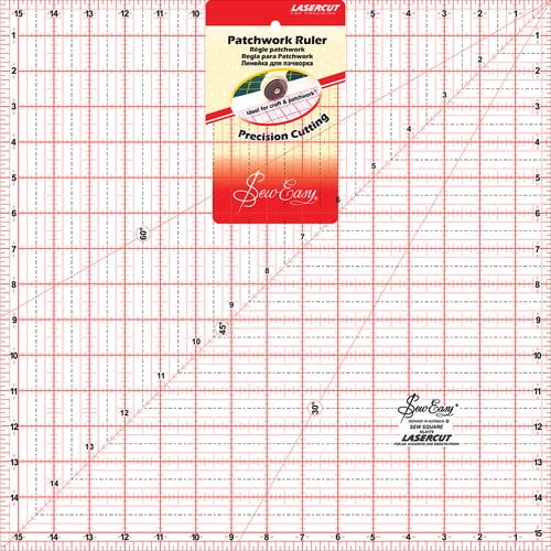 SewEasy Square Quilt Ruler, 15.5" - Walmart.com