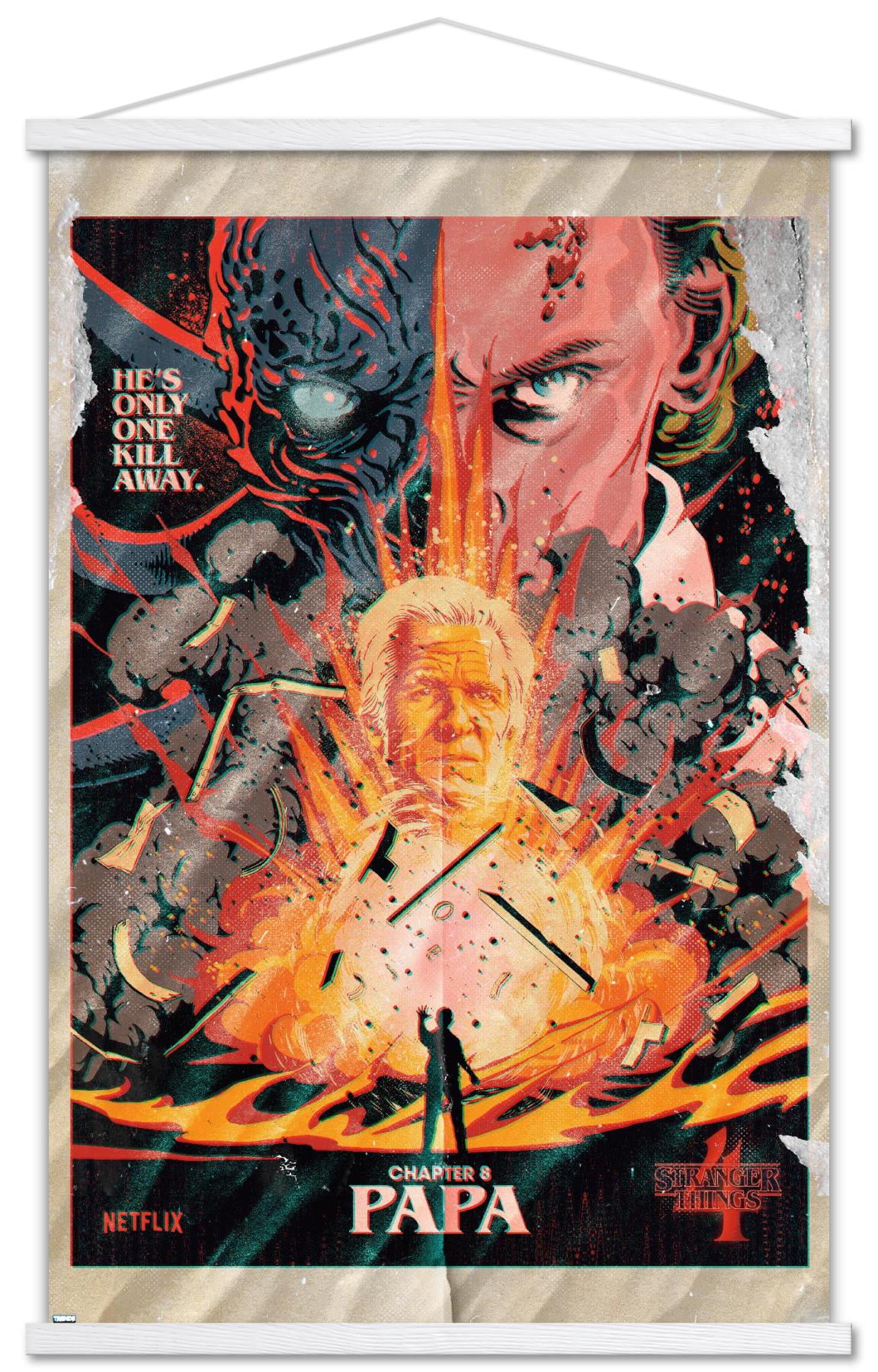 Netflix Stranger Things: Season 4 - Papa Wall Poster with Magnetic ...