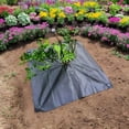 Landscaping Fabric with Stakes Black Mats, Garden Ground Cover for ...