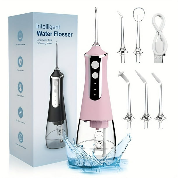 Water Flosser Teeth Picks, Cordless Portable Oral Irrigator, Powerful ...