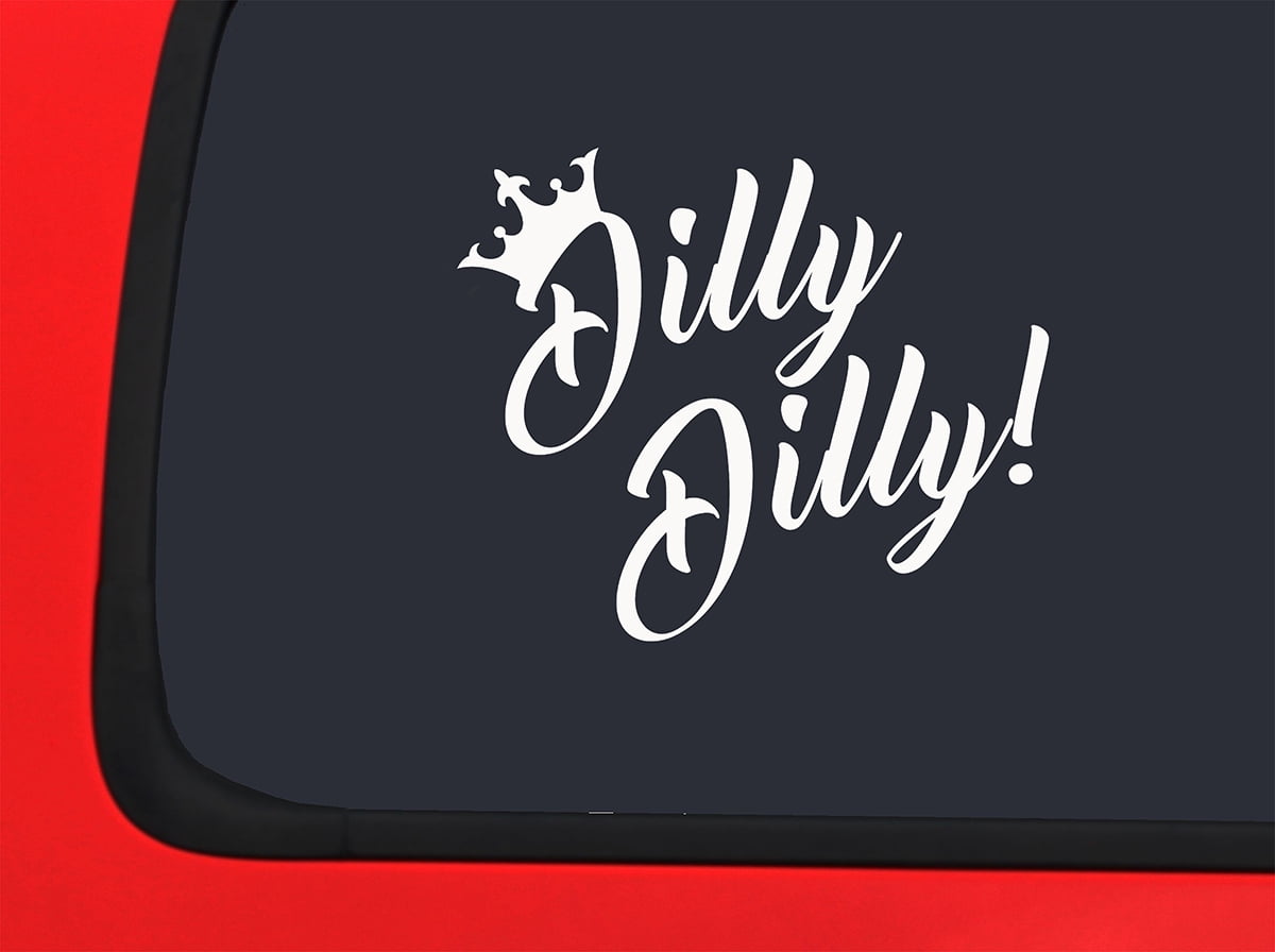 Car Sticker Dilly Dilly Drinking Beer Bar Cheers Party Time Car Window ...
