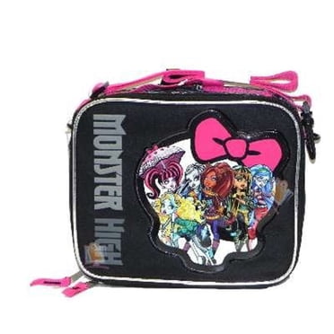 Black Varsity Monster High Lunch Bag - Monster High Lunch Box - Walmart.com