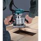 Makita RT0701CX3 1-1/4 HP Variable Speed Compact Router Kit, 10,000 ...