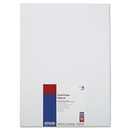 Epson Cold Press Bright Fine Art Paper, 17 x 22, Bright White, 25 ...