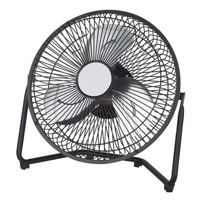 11.1 x 11.3 x 3.8 x 9 in. Dia. High Velocity Fan 3 Speed Electric 3 ...