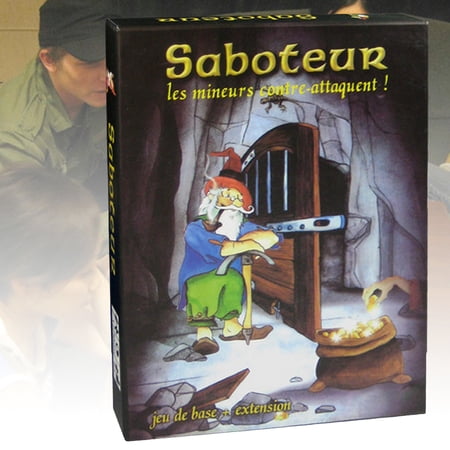 Saboteur Board Game Version 1 + 2 Dwarf Gold Mine Card Game Funny ...