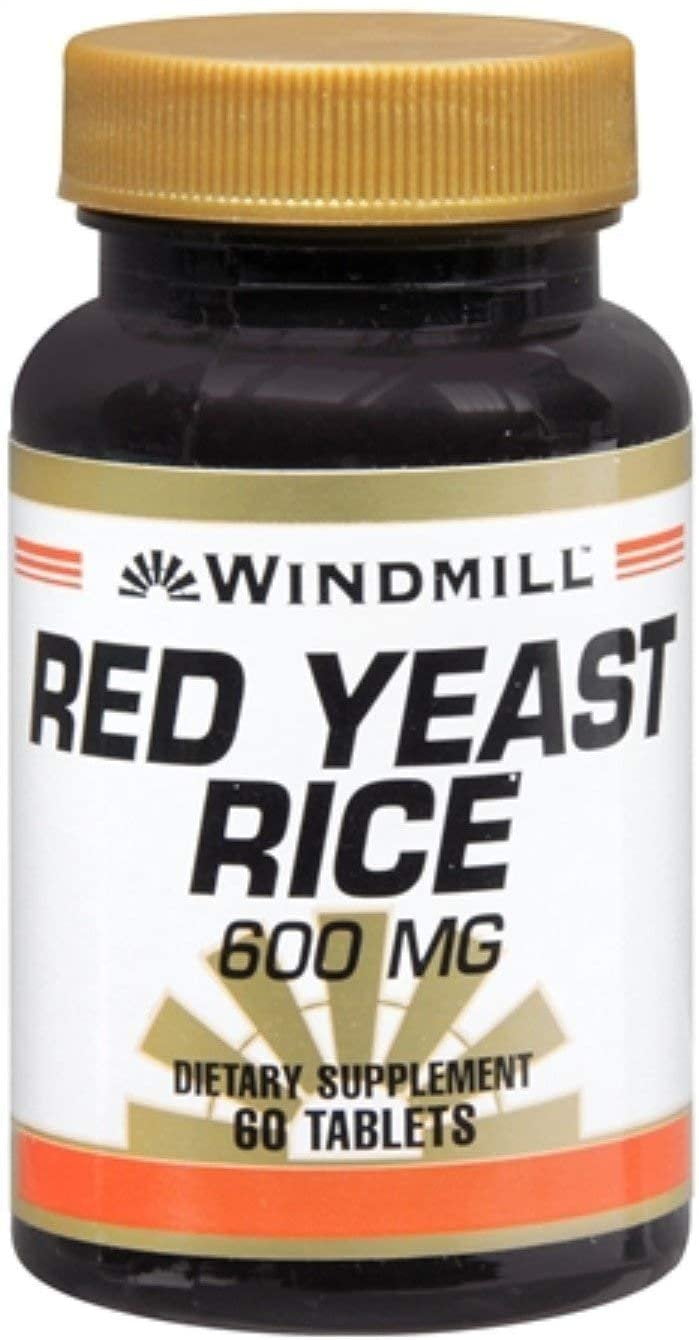 Windmill Red Yeast Rice 600 mg Tabs, 60 ct - Walmart.com