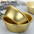 Aluminum Rice Wine Bowl with Thickened Handle Yellow Smooth Corners ...