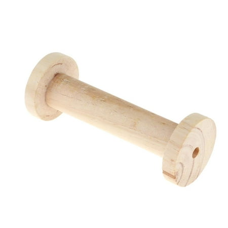 6x2.4 Inch Unfinished Wood Empty Spool of Thread Spool for Sewing Tapes ...