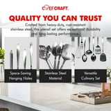 Chef Craft Select 6 Piece Stainless Steel Kitchen Tool and Cooking ...