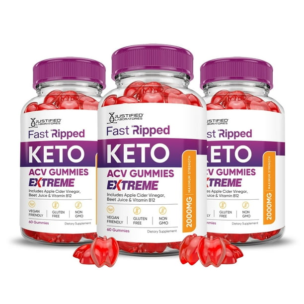 Suplemento Nutricional Justified Labs Fast Ripped Keto ACV 2000mg ...