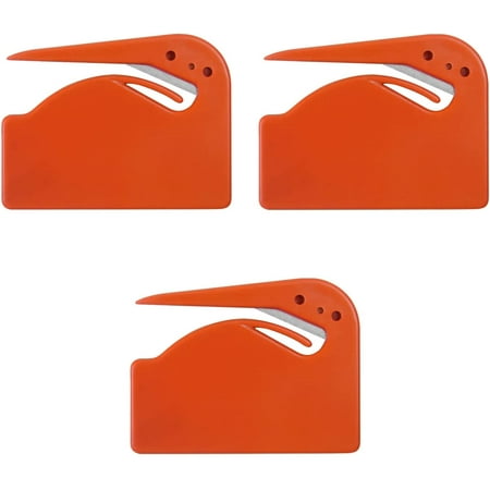 FanQuan 3 Pack Letter Openers Envelope Slitters, Plastic Mail Opener ...