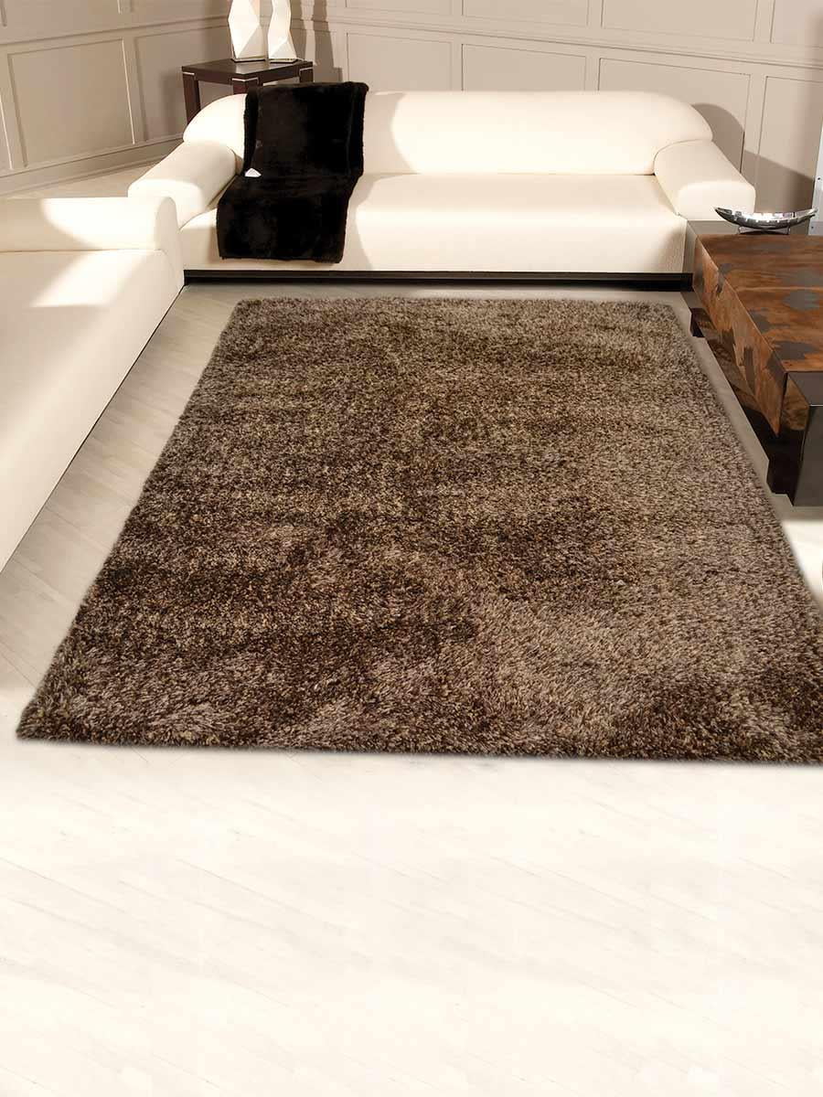 Rugsotic Carpets Hand Tufted Polyester 8' x 8' Solid Round Rug Beige ...