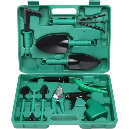 Gardenning Tool Kits10 Pieces,Heavy Duty Hand Garden Tool Set with ...