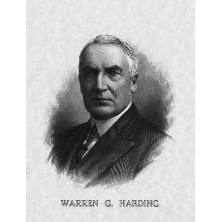 Us Presidents. Us President Warren Harding. History (24 x 36) | Walmart ...