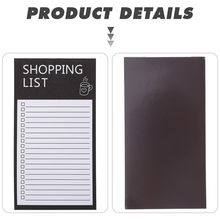Magnetic Notepad Magnetic Grocery List For Fridge Safe Magnetic Grocery ...