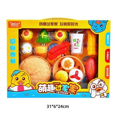 Fisher-Price Wooden Picnic Basket and Food Pretend Play Set for ...