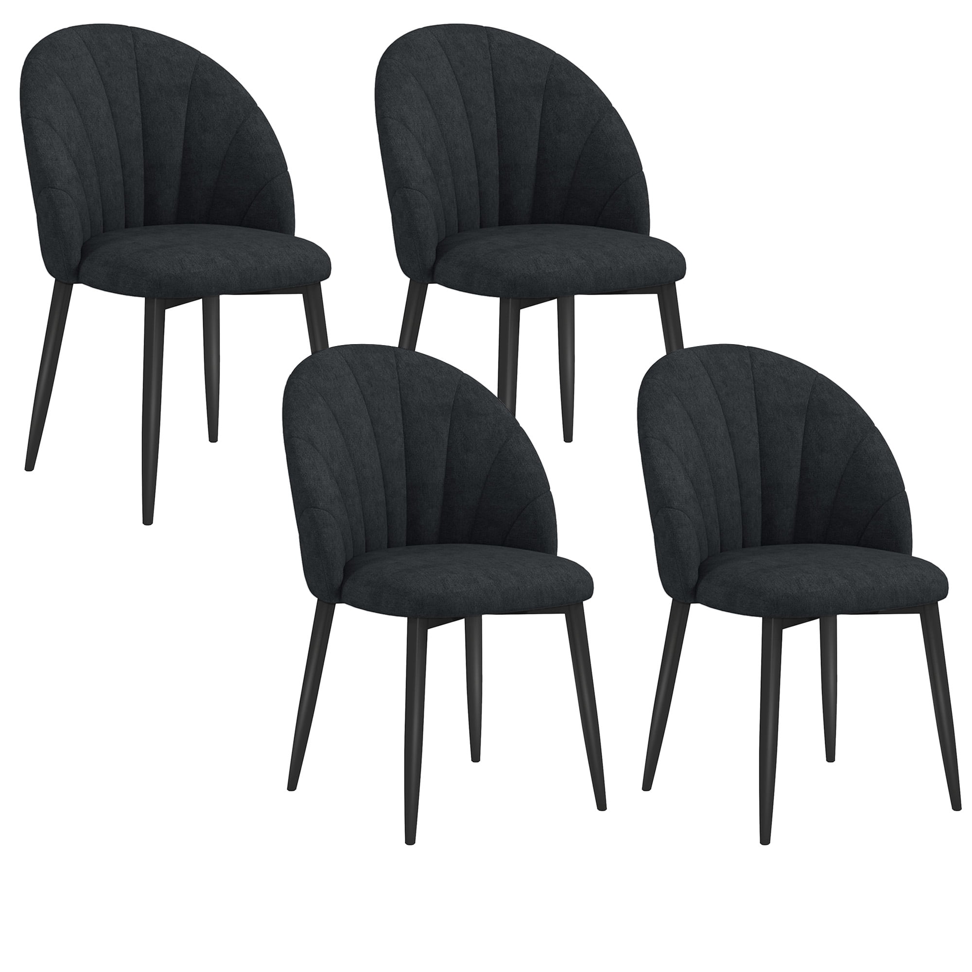 Click here for Homcom Dining Chairs Set Of 4 Kitchen Chairs With... prices