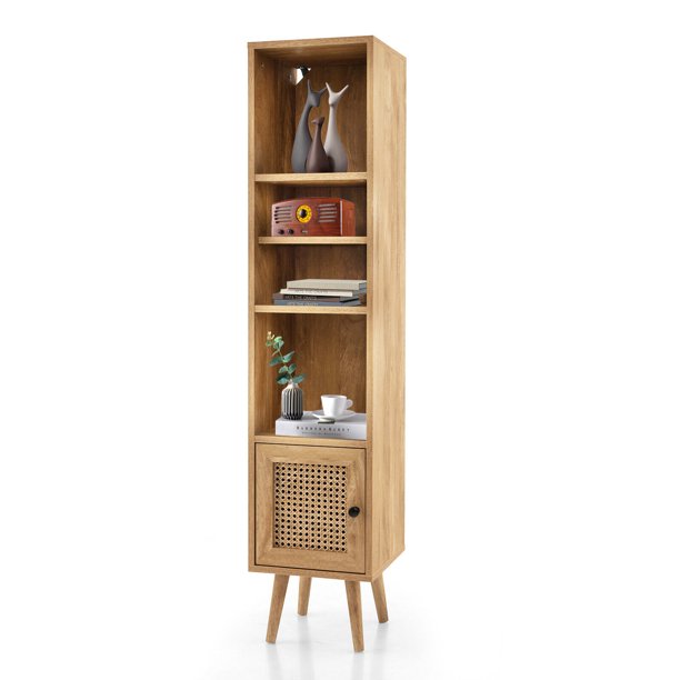 Wicker Corner Cabinet