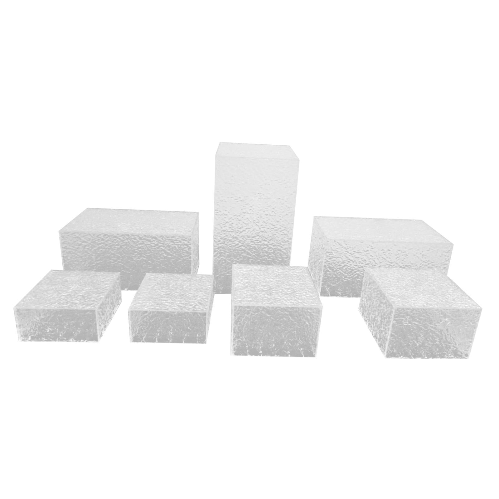 Soporte de exhibición acrílico de 7 piezas, estantes para merienda y té ...