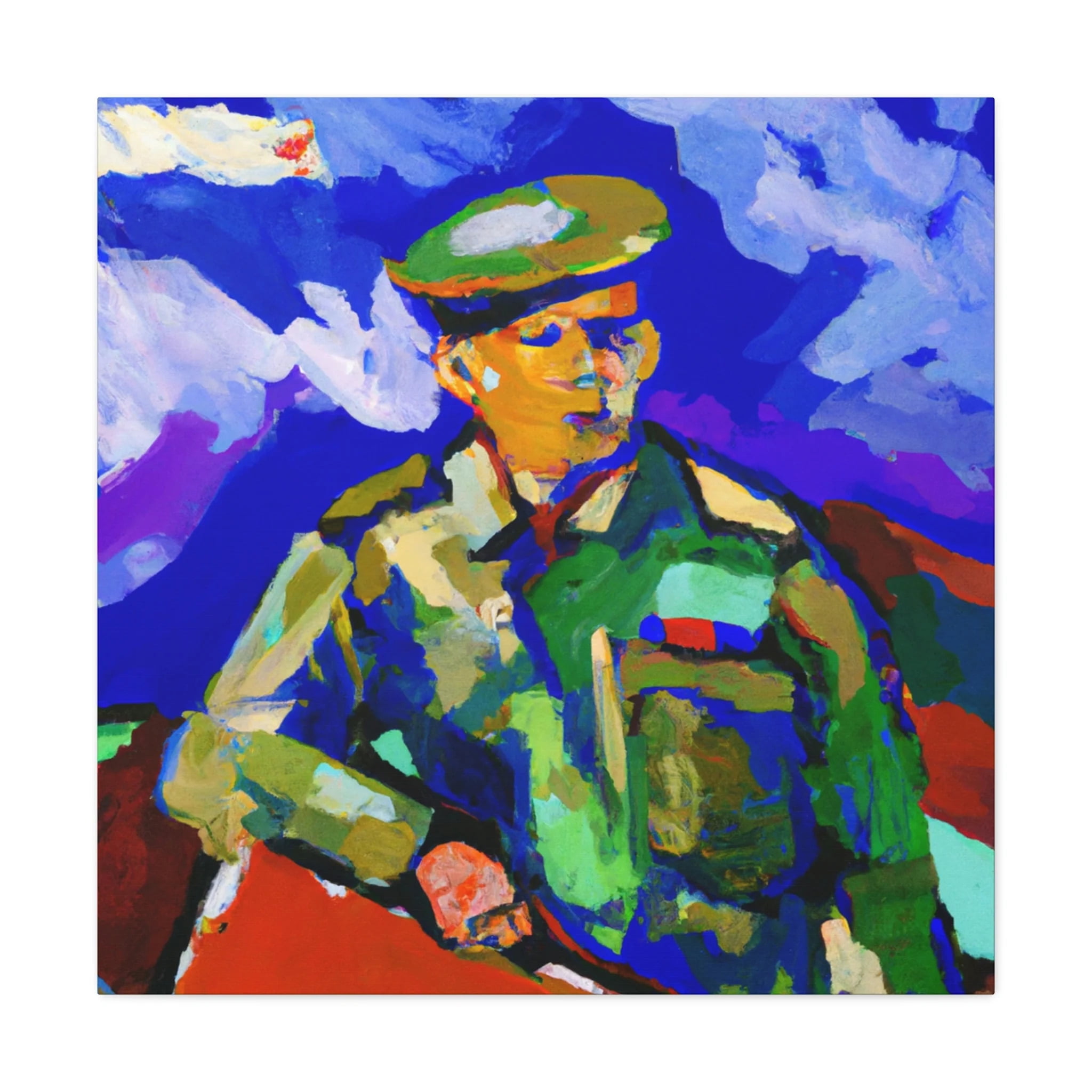 Forward Observer Fauvism - Canvas - Walmart.com