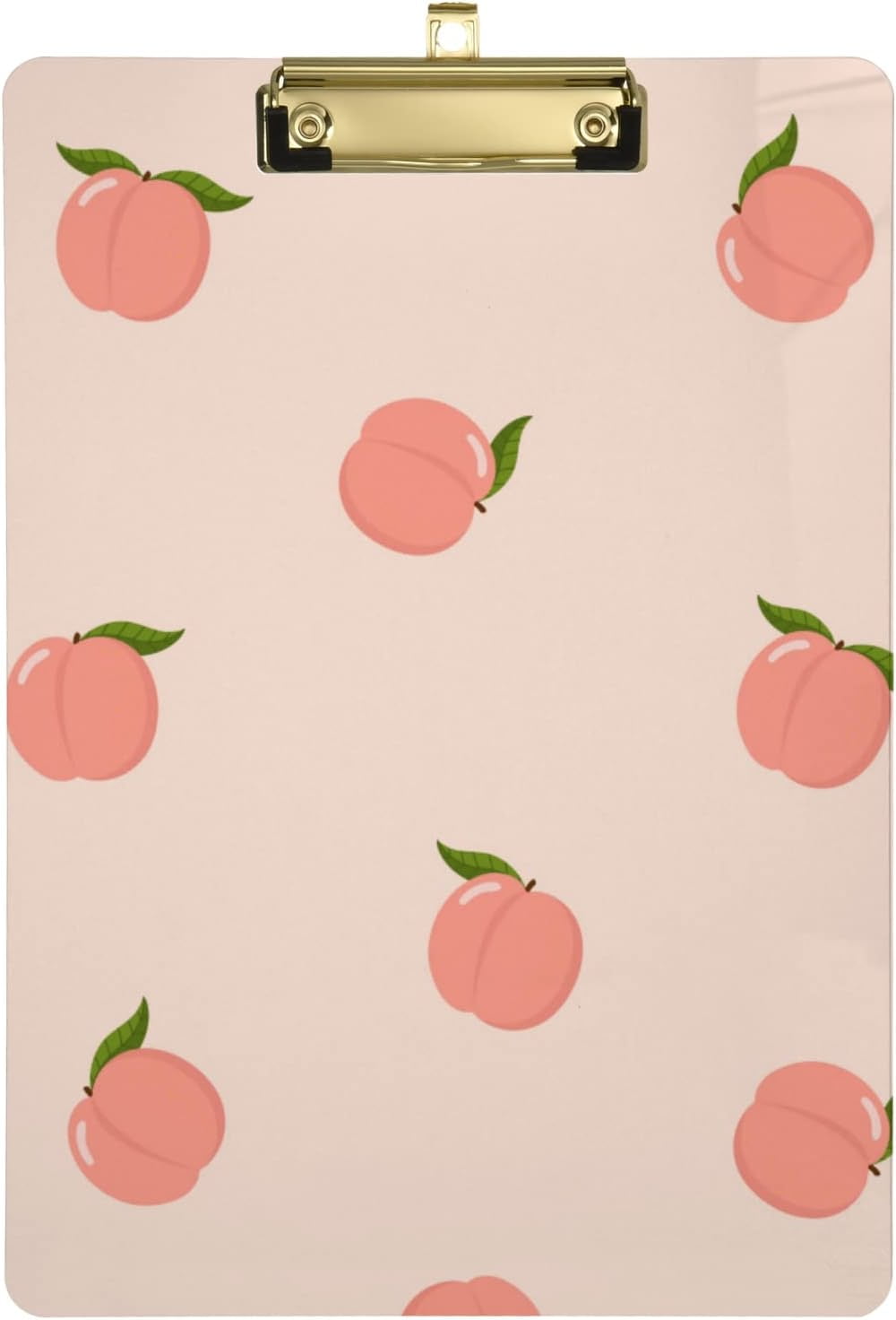 ZHANZZK Cute Pink Peach Clipboard Hardboard Wood Nursing Clip Board and ...