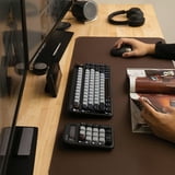 Azio IZO Bluetooth and USB Mechanical Computer Keyboard, Blue Switches ...