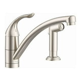 Viper Kitchen Faucet With Spray And Deck Plate, One Handle, 1.75 Gpm ...
