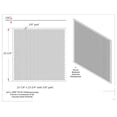 2'x2' White Plastic Perforated Tile with 3/8" Holes (3-Pack) - Walmart.com