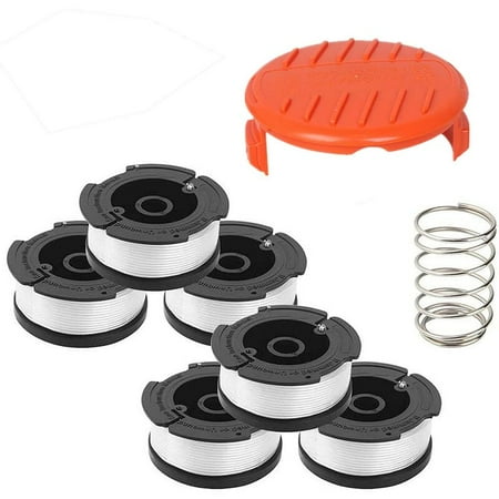 8 Pack Trimmer Replacement Spools, Compatible with BLACK & DECKER AF ...